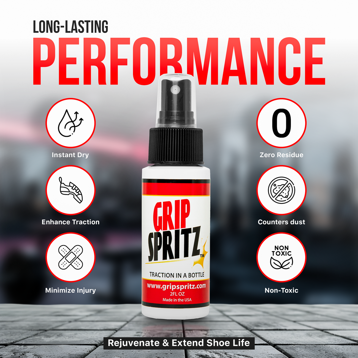 Grip Spritz - Basketball Shoe Grip Spray